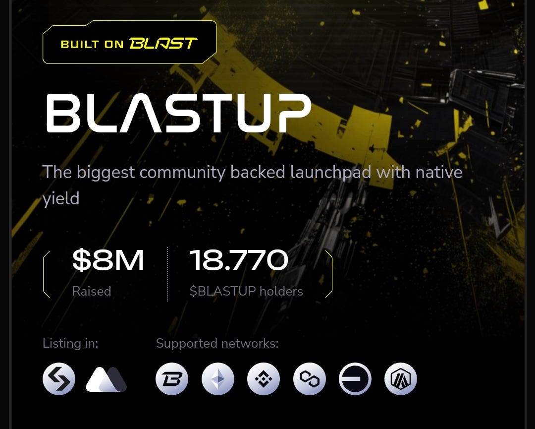"BlastUP: Revolutionizing DeFi Launchpads on the Blast Network" | by Crypto Book | Aug, 2024 ...