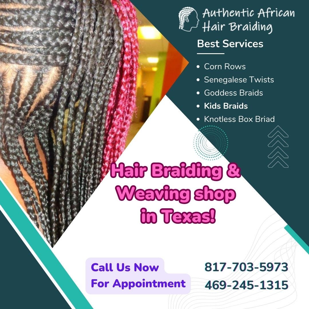 Authentic African Hair Braiding Services in Waxahachie Texas ...