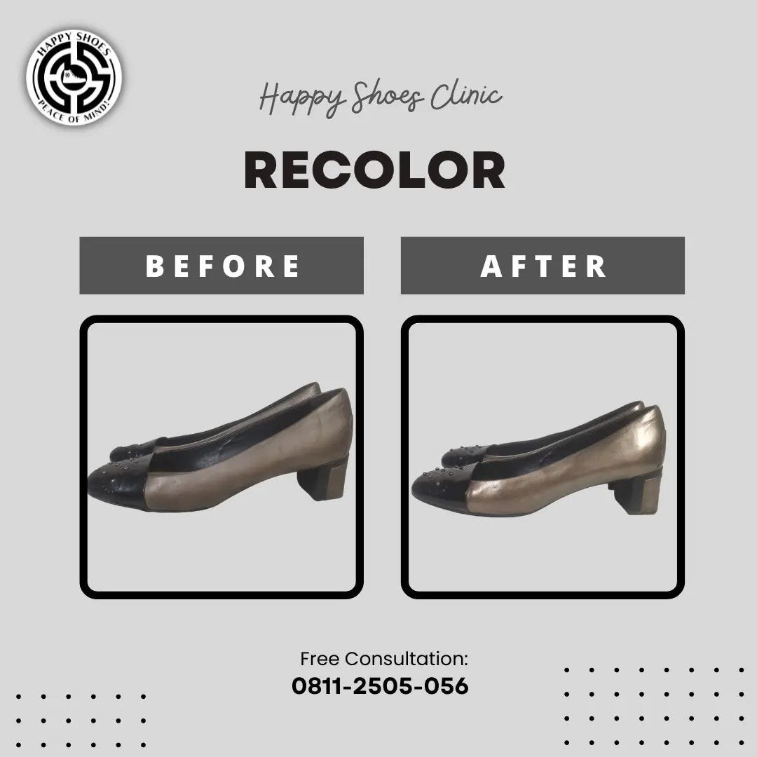 reparasi sepatu bogor - Jasa Perbaikan Sepatu Kulit Happy Shoes Clinic ...