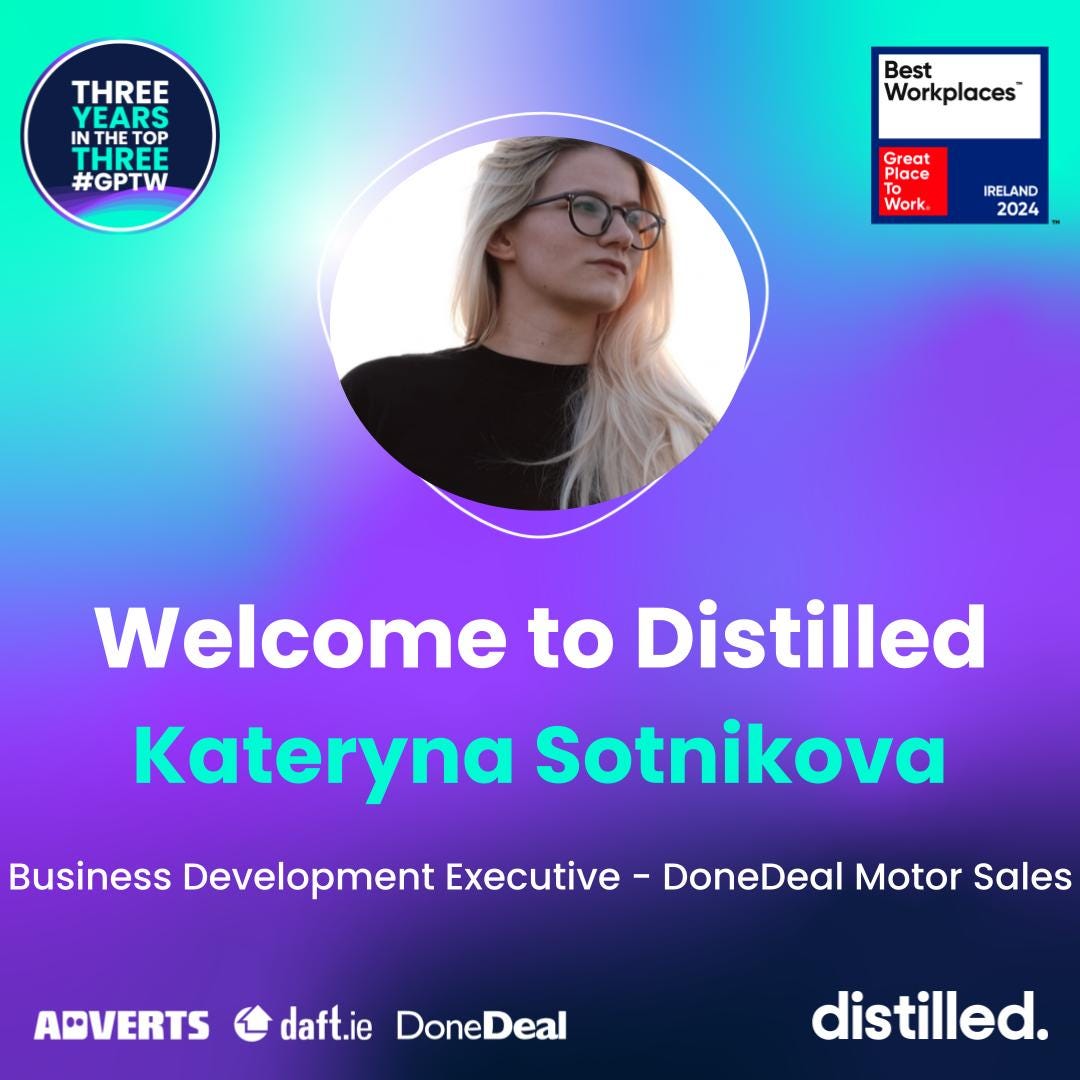 Introducing Kateryna: Our New Business Development Executive at DoneDeal Motor Sales! | by Paula ...