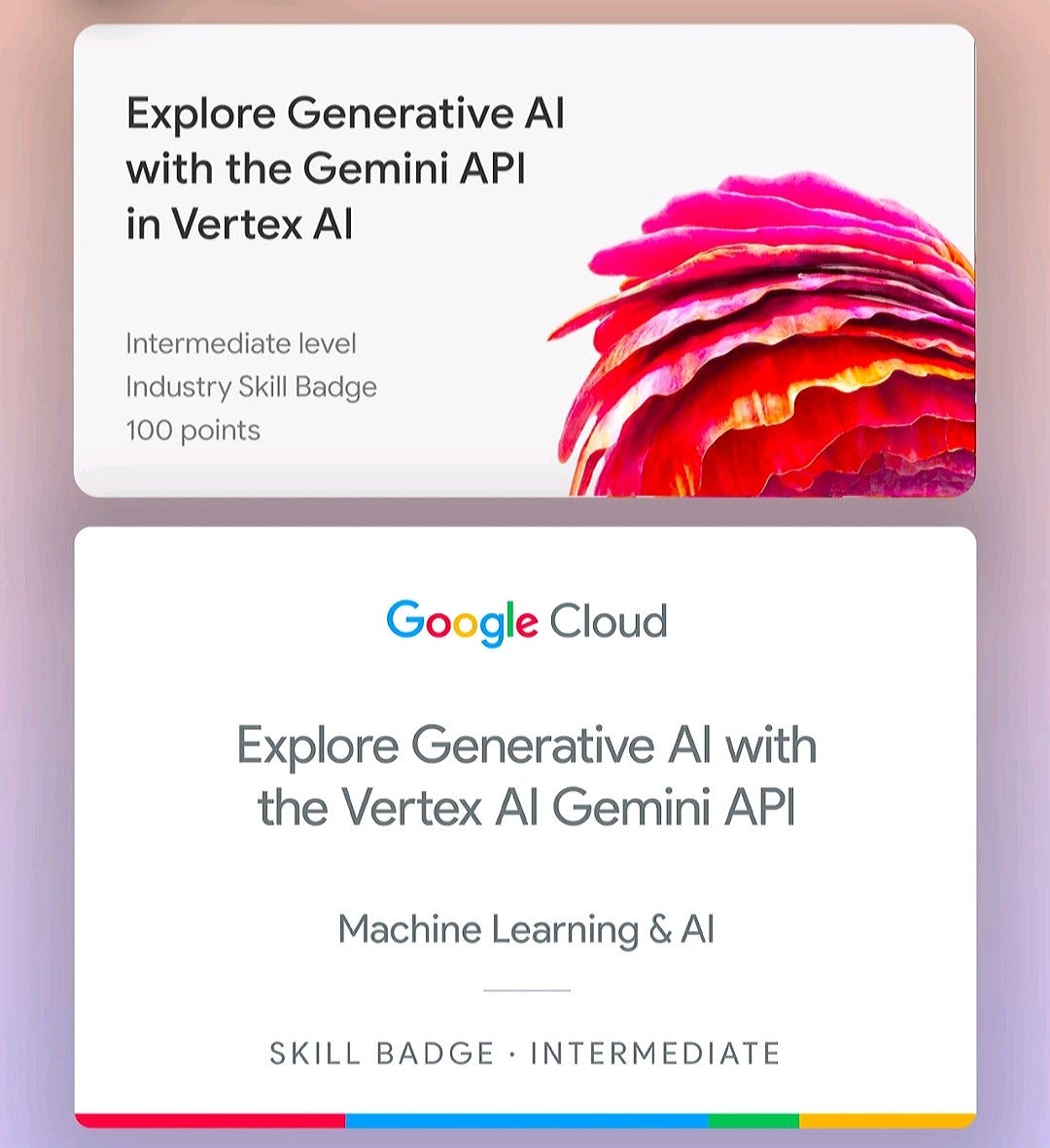 I got my badge from Explore Generative AI with the Gemini API in Vertex AI | by Prathamesh ...