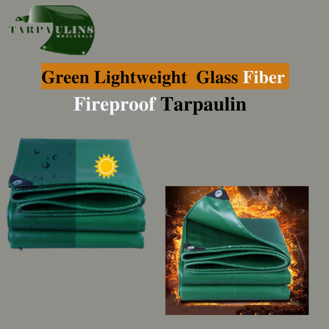 Green UV resistance Tarpaulin 90gsm Includes Eyelets. - tarplin ...