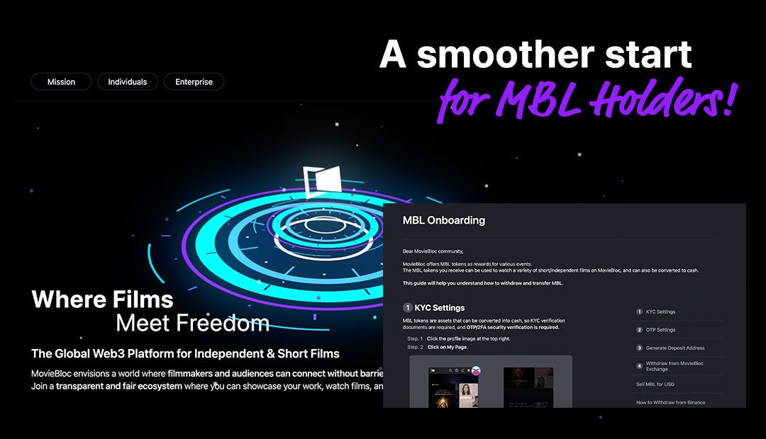 A smoother start for MBL Holders! - MovieBloc - Medium