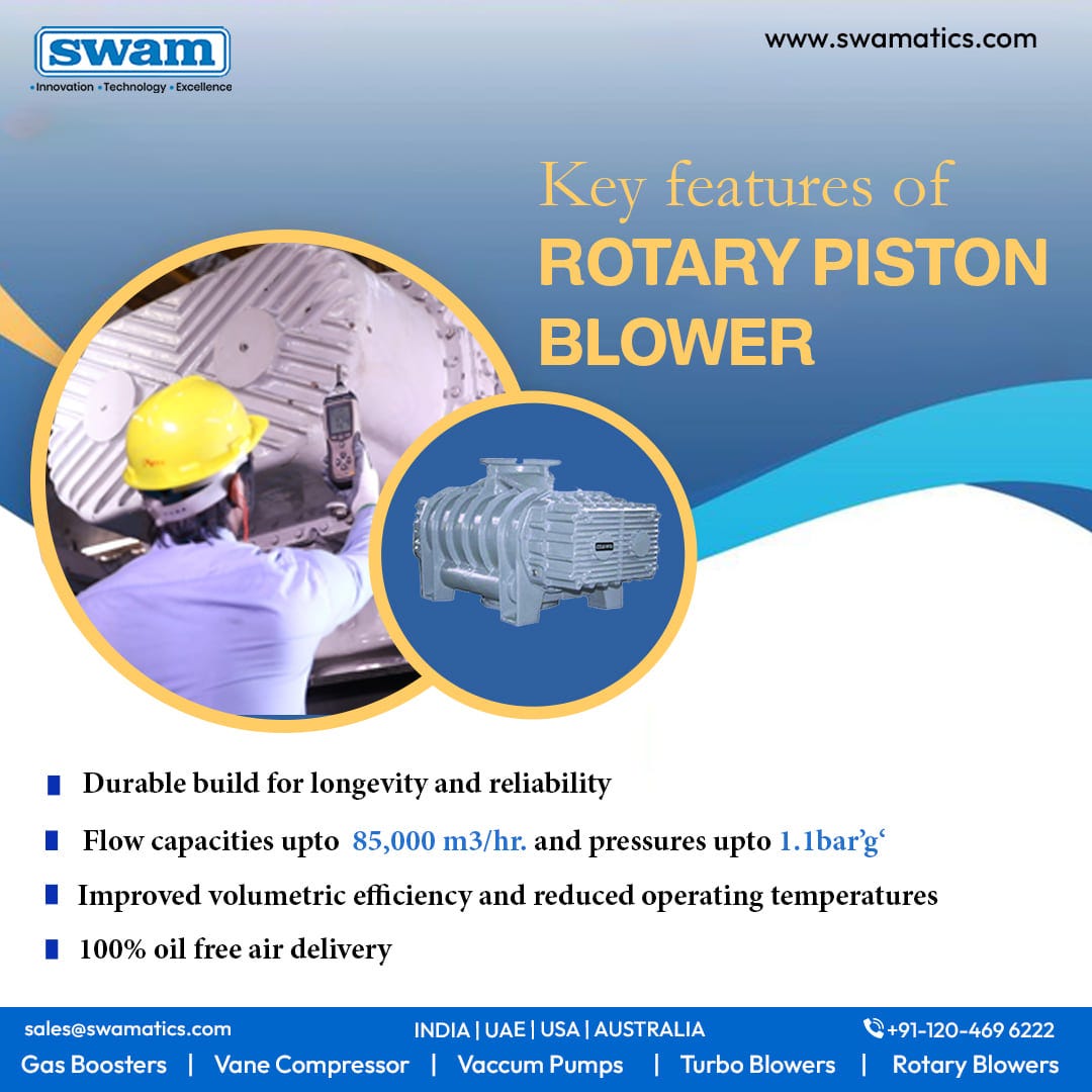 Swam’s Rotary piston blowers - Swamatics - Medium