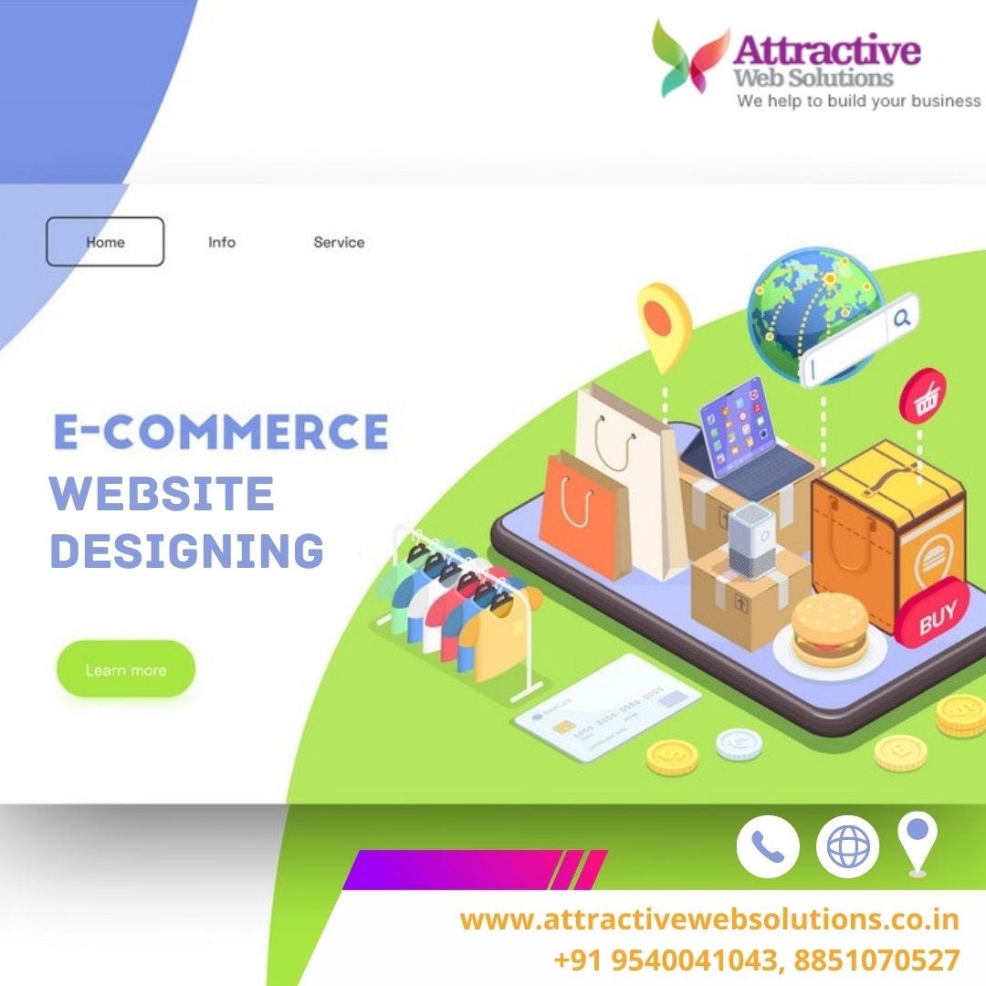 Top E-Commerce Website Designing Company - Attractive Web Solutions ...