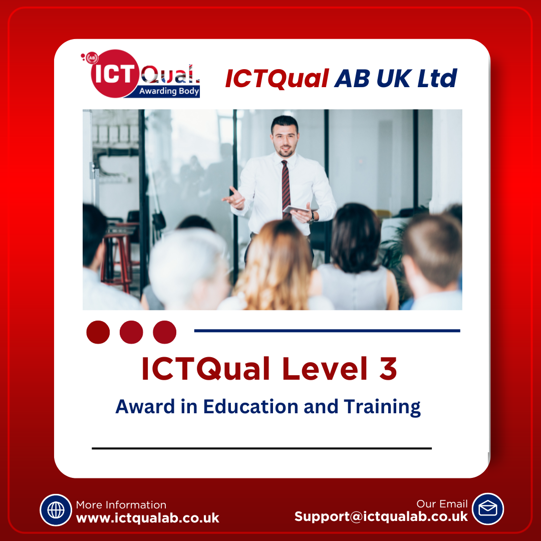 ICTQual Level 3 Award in Education and Training | by ICTQual AB UK Ltd ...