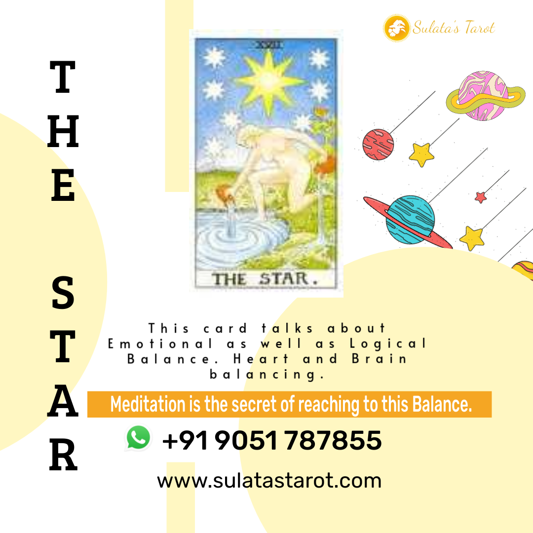 The Star Tarot Card talks about Emotional as well as Logical Balance ...