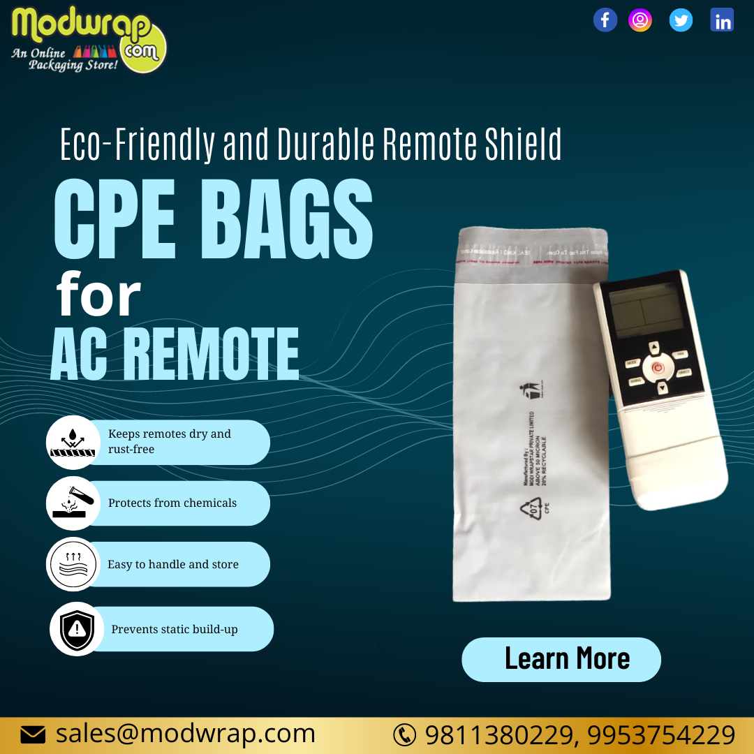 CPE Bags for AC Remotes: Essential Protection | by Modwrap Packaging ...