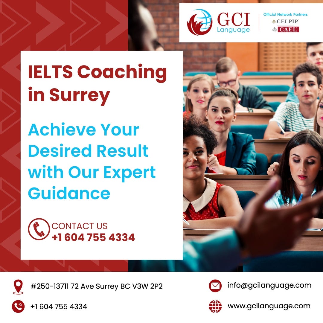 IELTS Coaching in Surrey - Gcilanguage - Medium