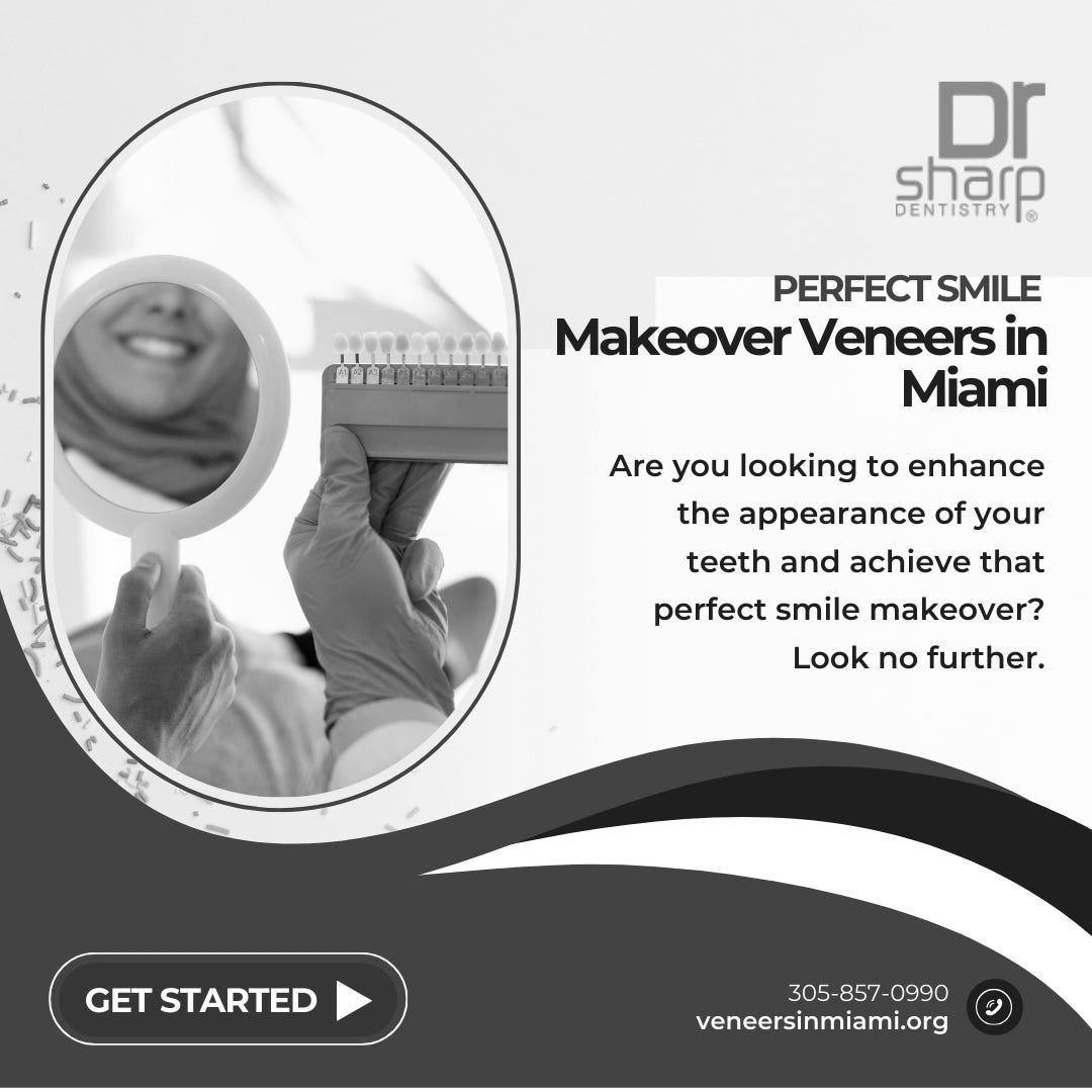 Get Perfect Smile with Veneers in Miami - Sharpdentistry - Medium