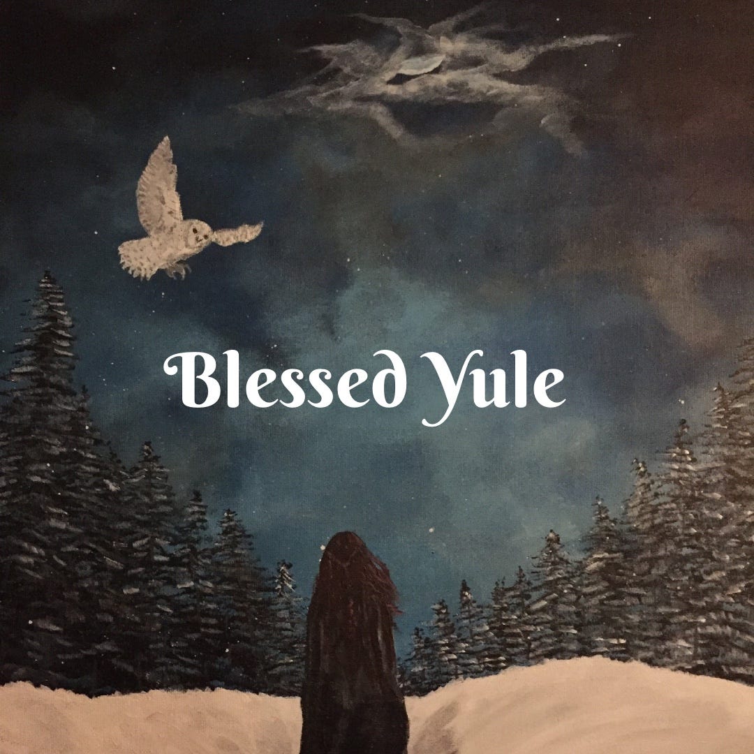Astrology Dec 21 2021. Blessed Yule | by Louise Edington | Cosmic Owl ...