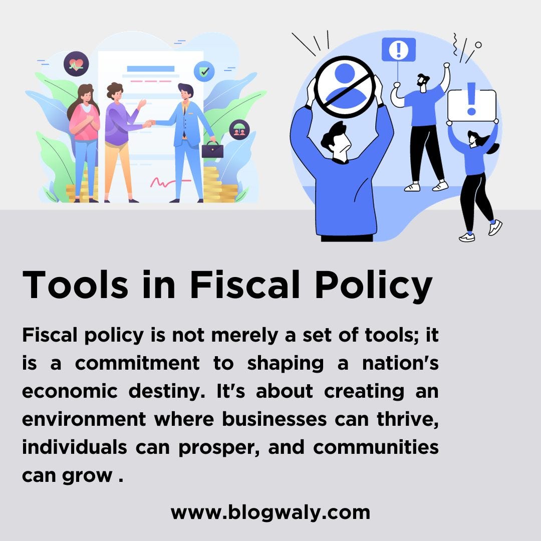 Navigating Economic Waters: The Essential Tools of Fiscal Policy | by ...
