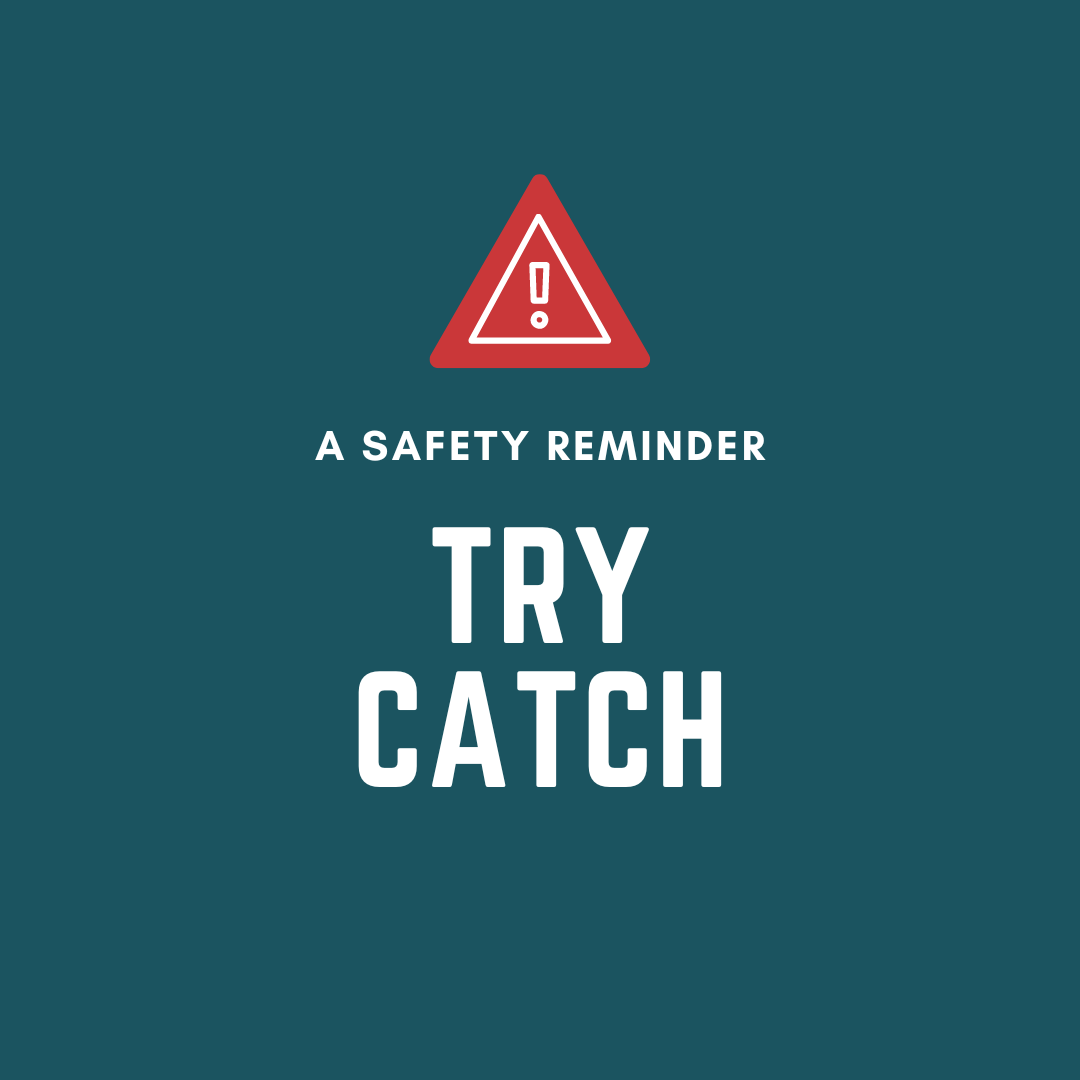 C# Try Catch Statement. What is the try catch? What do we use… | by ...