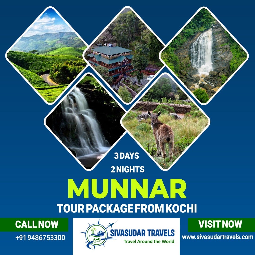 3 Days 2 Nights Munnar Tour Package from Kochi - Sivasudartravels - Medium