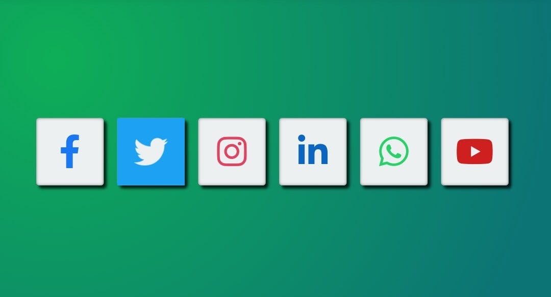 Font Awesome Social Media Icons CSS Tutorial | Code Companion | by Code Companion | Medium