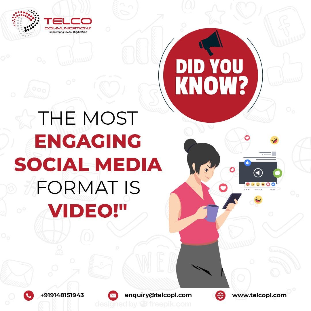 The Most Engaging Social Media Format is Video! - archisha - Medium
