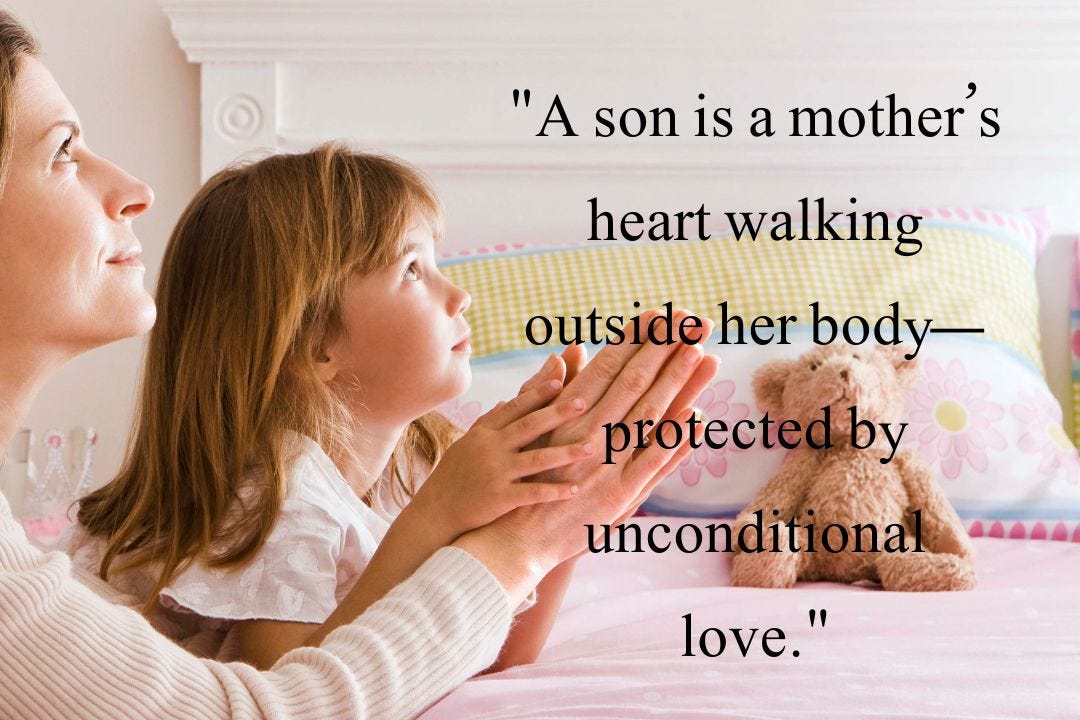 A Mother Always Thinks Her Son is Unconditional Quotes | by Dreamquotes ...