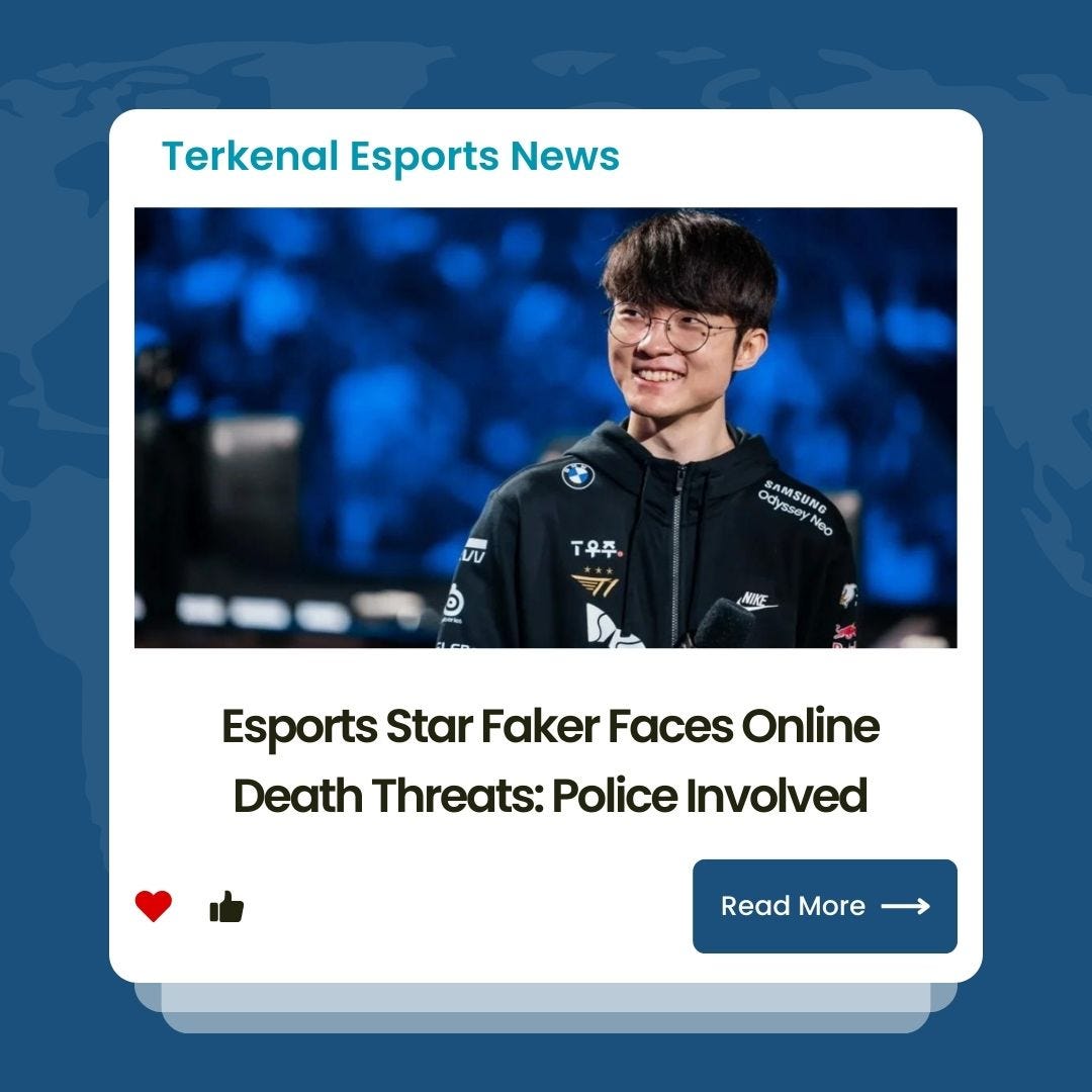 Esports Star Faker Faces Online Death Threats: Police Involved | by ...