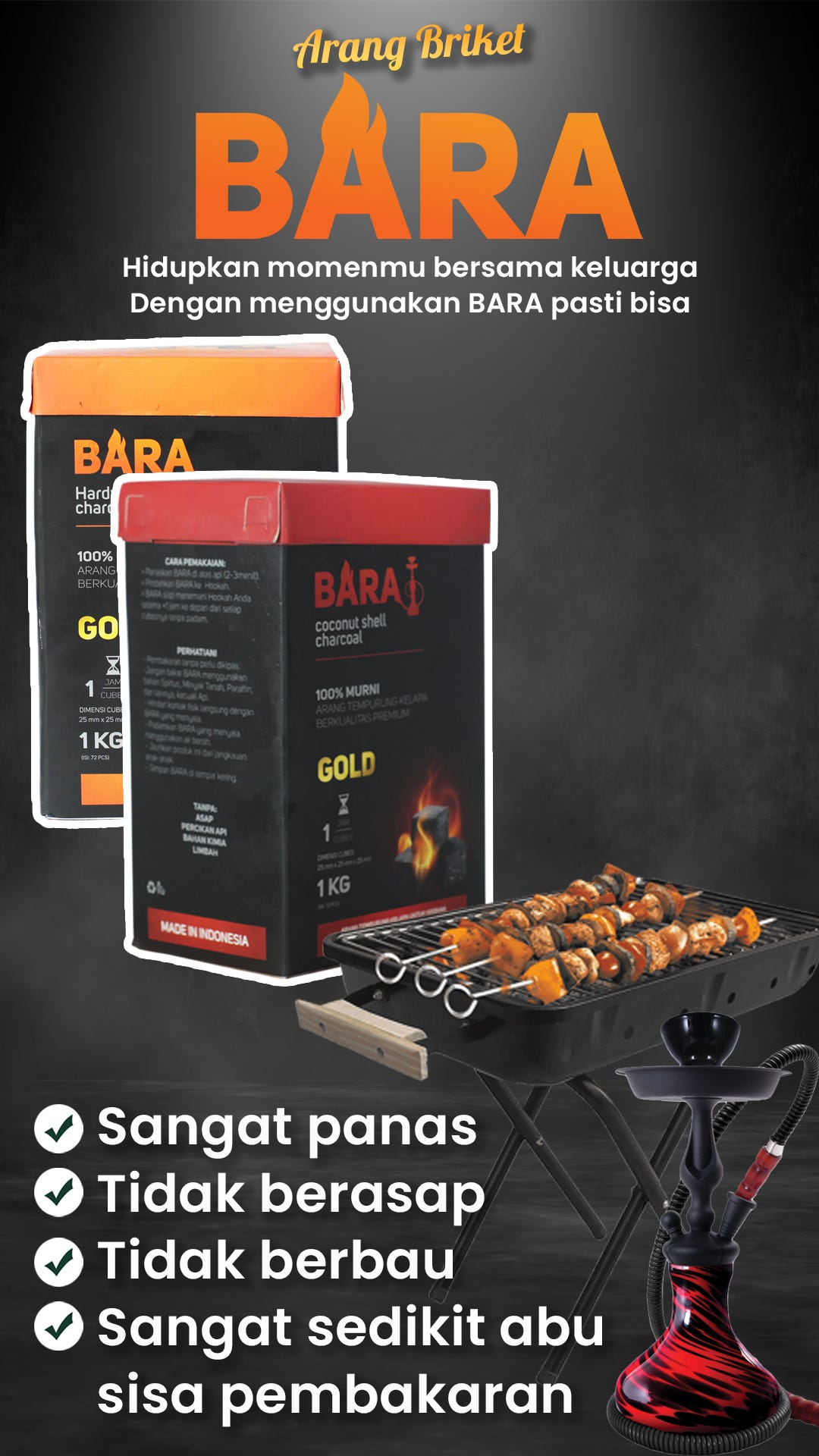 GERAI DISKON BESAR-BESARAN ARANG SEKAM BATOK KELAPA DAN KAYU ...