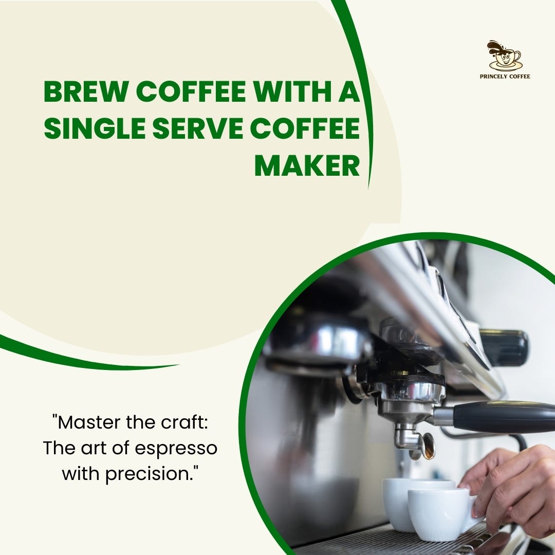 Brewing coffee with a single-serve coffee make - David G. - Medium