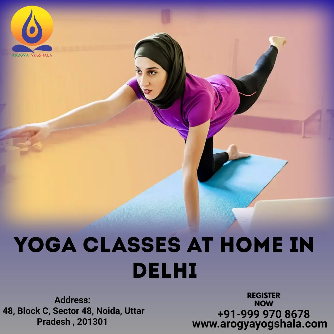 Yoga classes at home in Delhi - Arogyayogshala - Medium