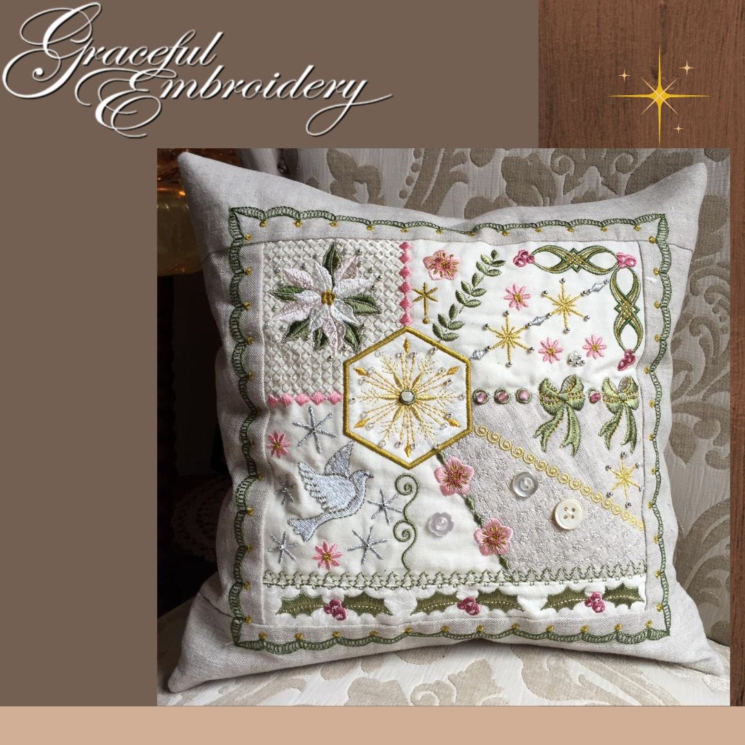 Floral Embroidery Design — Graceful Embroidery - Graceful Embroidery ...