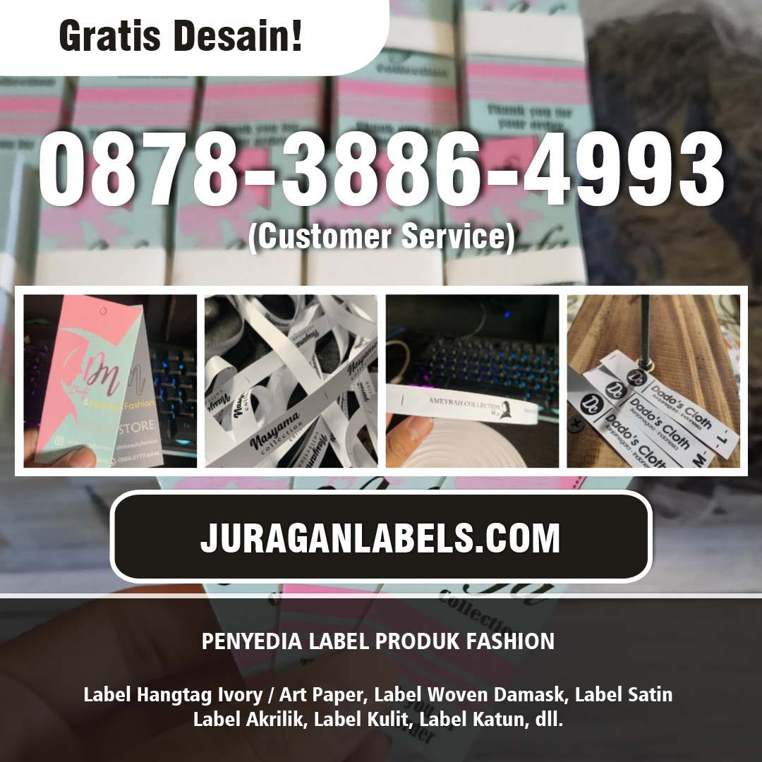 WHATSAPP 087838864993 Label Baju Satuan - Cetakhangtagjakarta - Medium