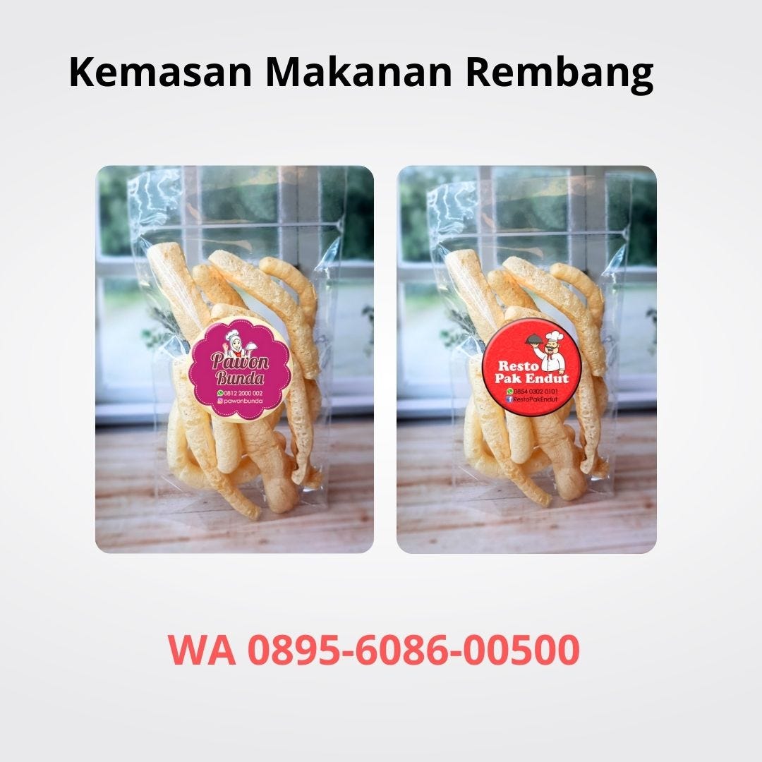 Paling laku, Kemasan Makanan Rembang WA 0895608600500 | by ...