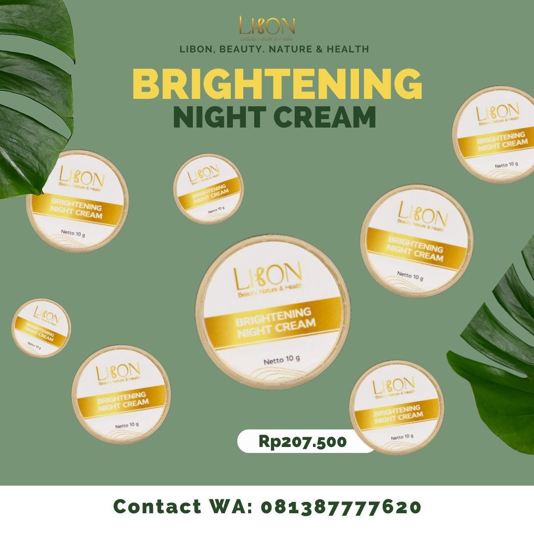 Libon Brightening Night Cream - Sunscreenbrightening - Medium