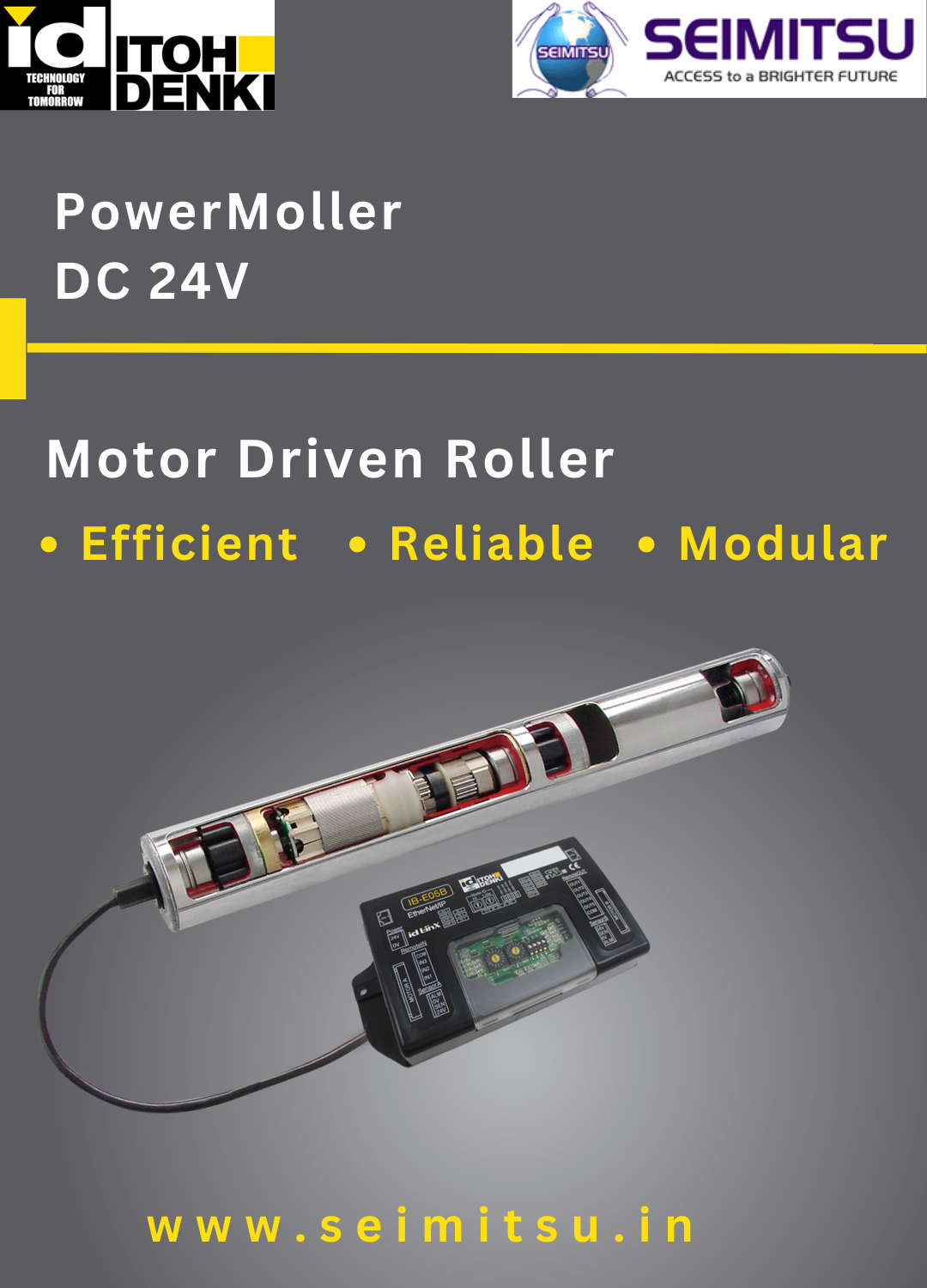 Itoh Denki 24V DC Power Moller | SEIMITSU - SEIMITSU Factory Automation Pvt. Ltd. distributor ...