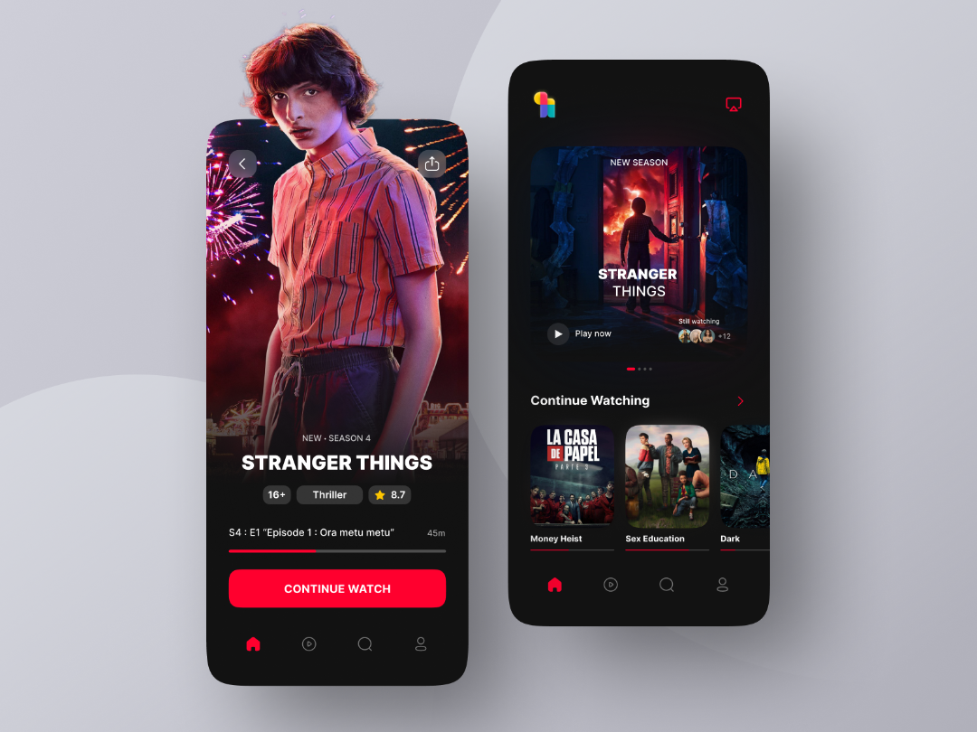 Challenge 2: Wireframing … Netflix ! | by Laetitia Victoire | Medium