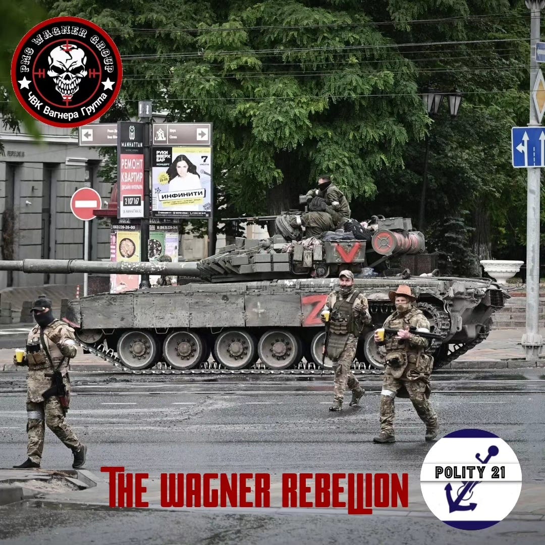 The Wagner Rebellion (Brief): | by Polity21 | Medium