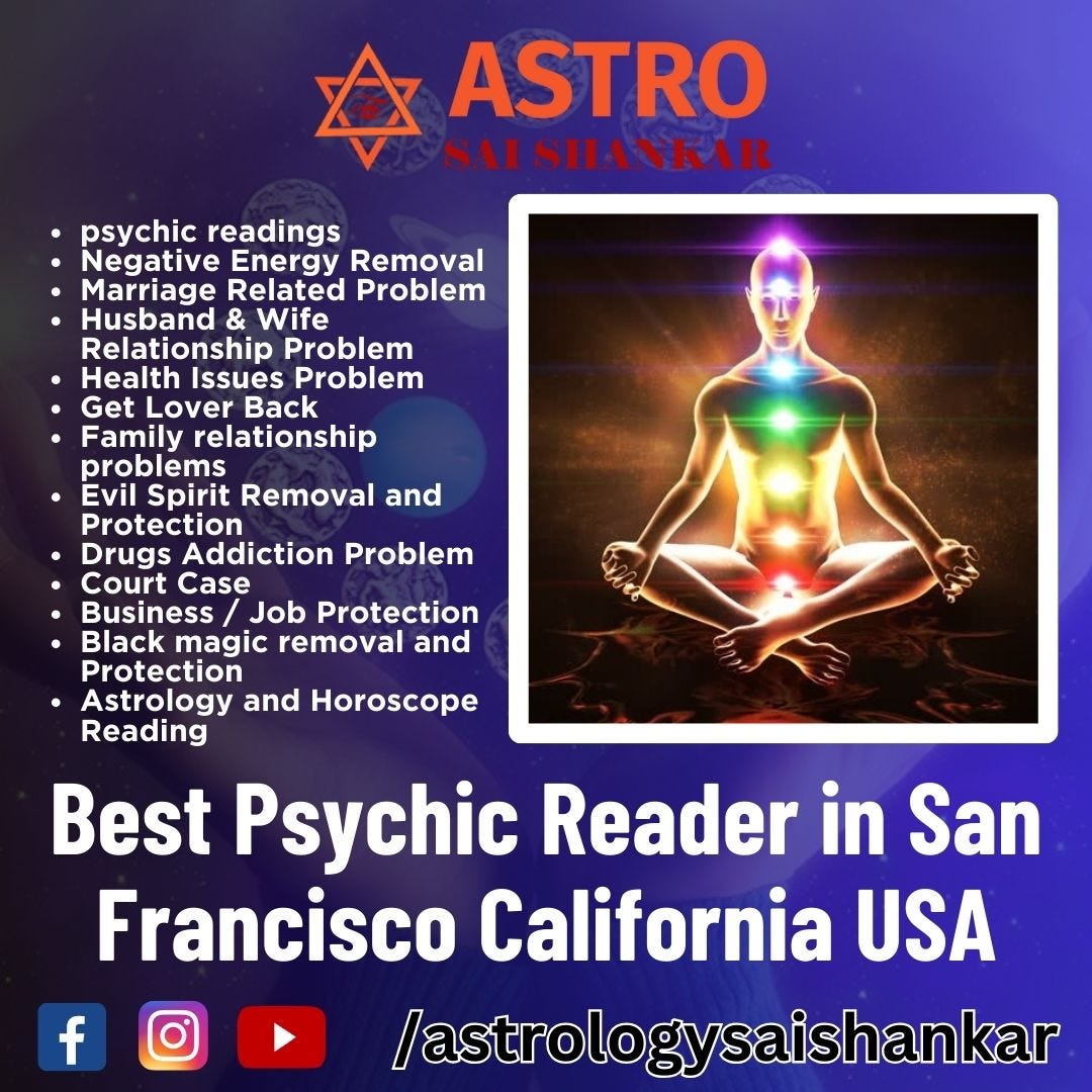 Best Psychic Reader in San Francisco California USA - Astrology Sai ...