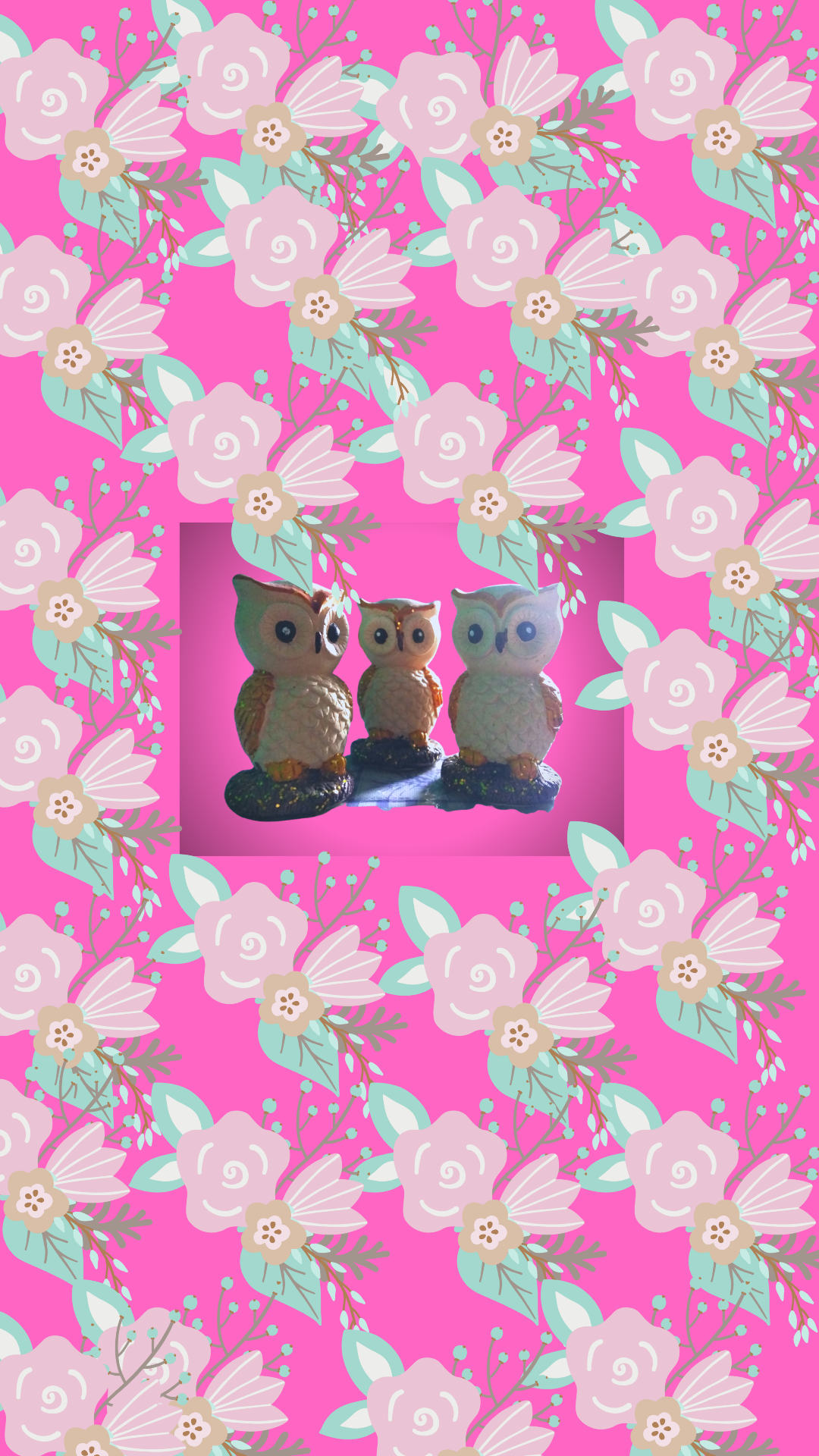 TRIO DE BUHOS. - Maria Teresa Hernandez - Medium