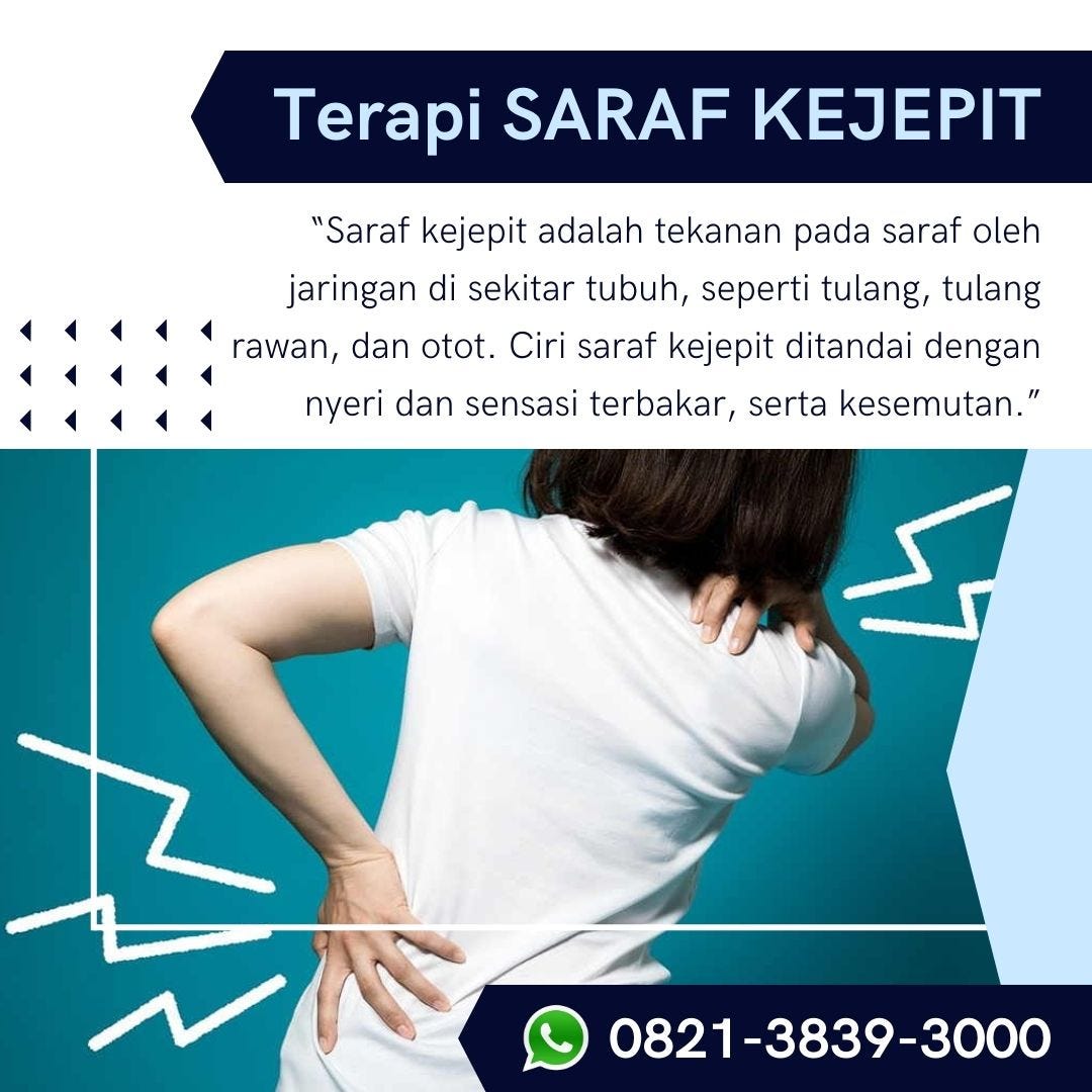 Terapi Saraf Kejepit Banjar (0821–3839–3000) - tempat terapi cilacap - Medium