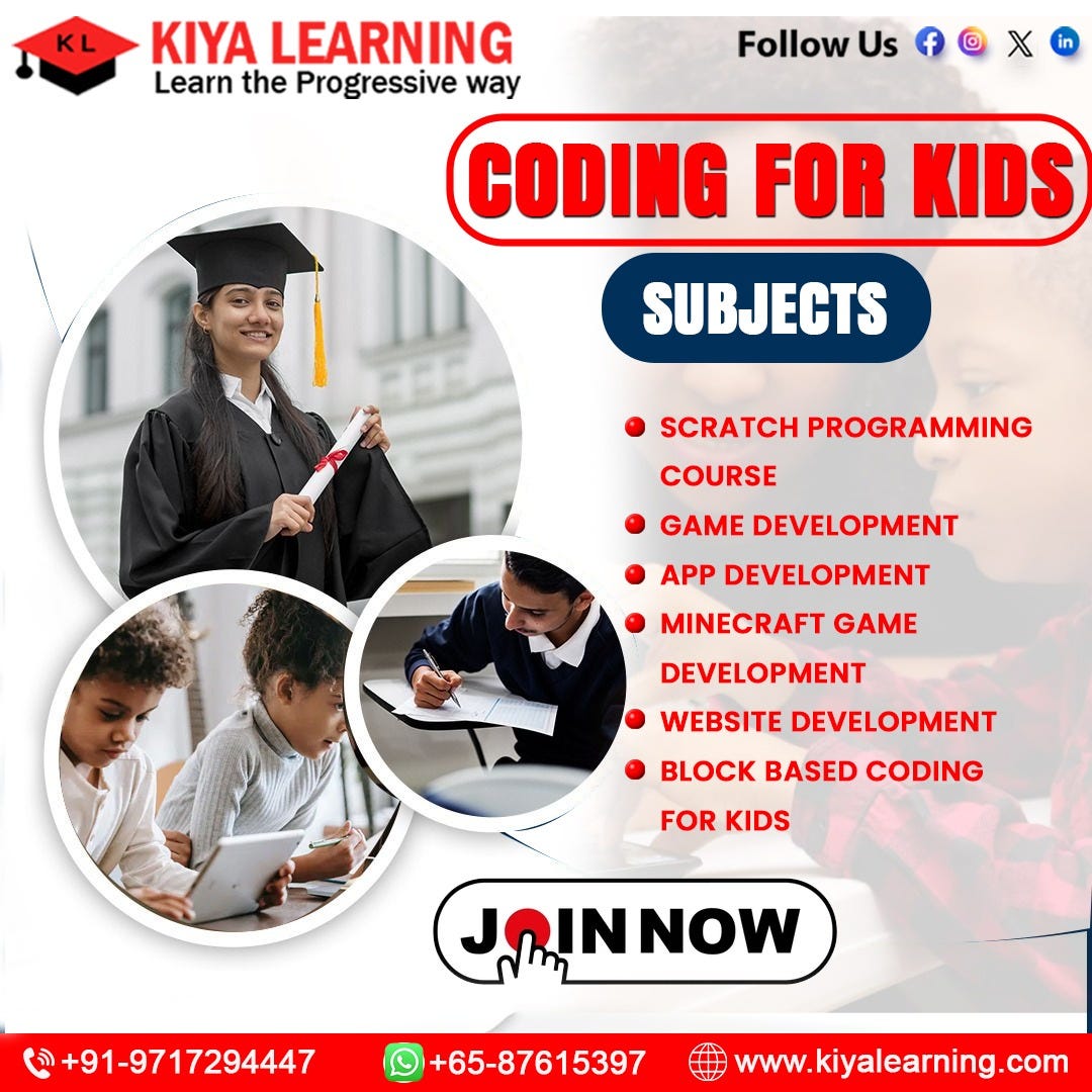 Online Classes: Top #1 Coding Classes in Singapore | by Kiya Learning | Sep, 2024 | Medium