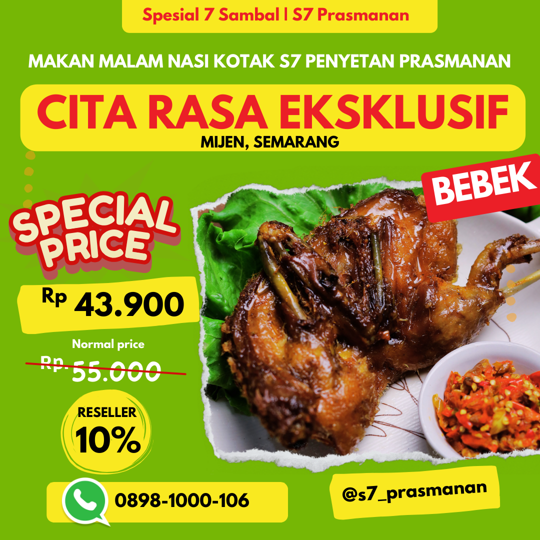 CITA RASA EKSKLUSIF, (WA) 0898–1000–106, Makan Malam Nasi Kotak Mijen ...