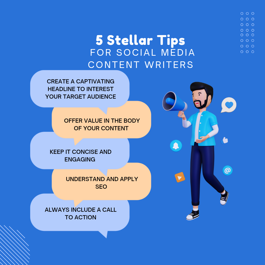 5 Stellar Tips for Social Media Content Writers | by Destiny Aniyom ...