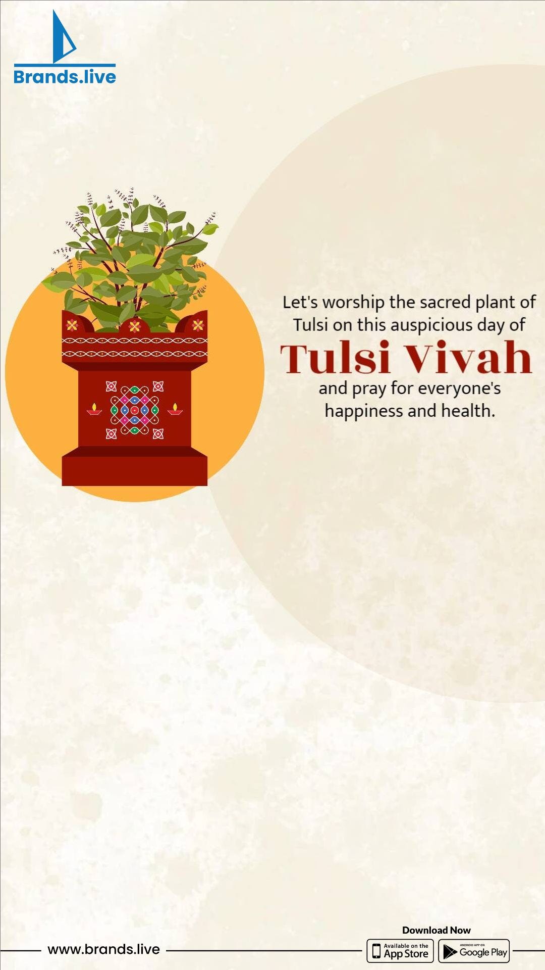 Tulsi Vivah poster- Free Download on Brands.live - Brands.live - Medium