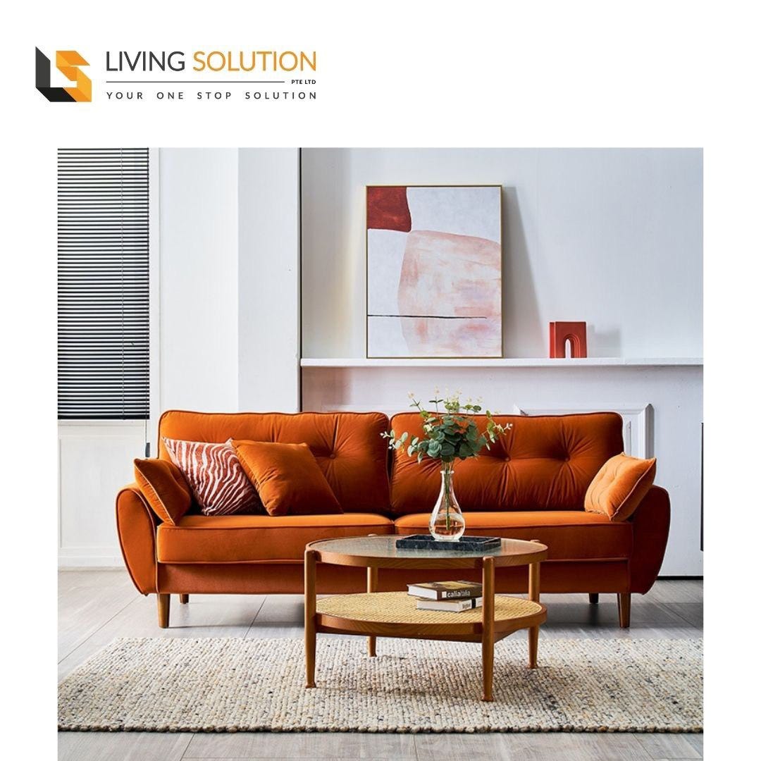 Josh Fully Detachable Fabric Sofa - livingsolution - Medium