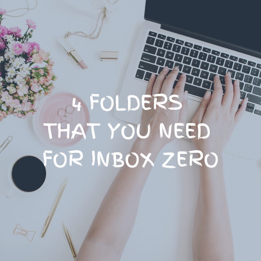 4 folders that you need for Inbox Zero | by Sarah P | Medium