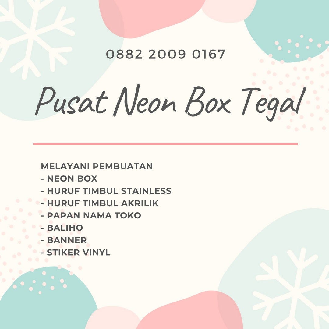 PROMO!! NEON BOX MURAH, HURUF TIMBUL, BALIHO WA 0882 2009 O167 - risma ...