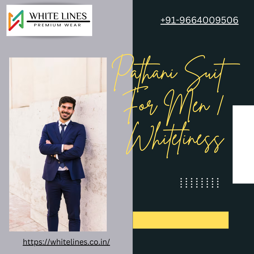 Pathani Suit For Men | Whiteliness - Whitelines - Medium