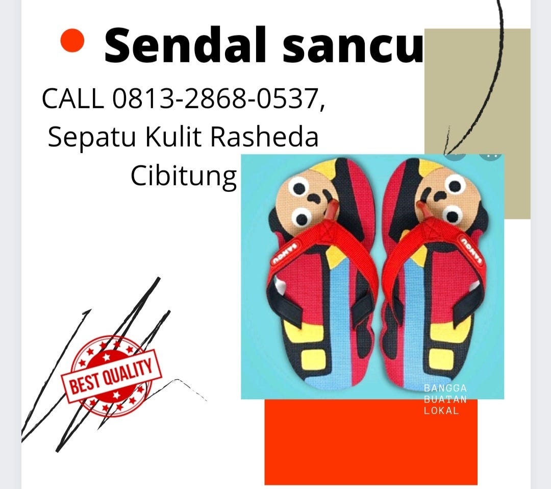 Sendal sancu 5. ORIGINAL ! , CALL 0813–2868–0537… | by Produsen Rak ...