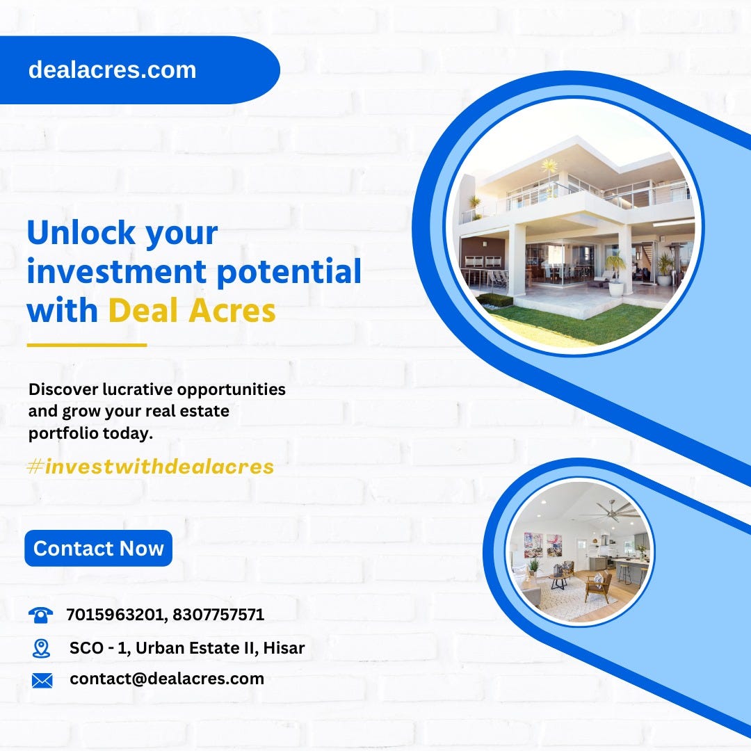 Unlock your Investment Potential with Deal Acres - Ishasaxena - Medium