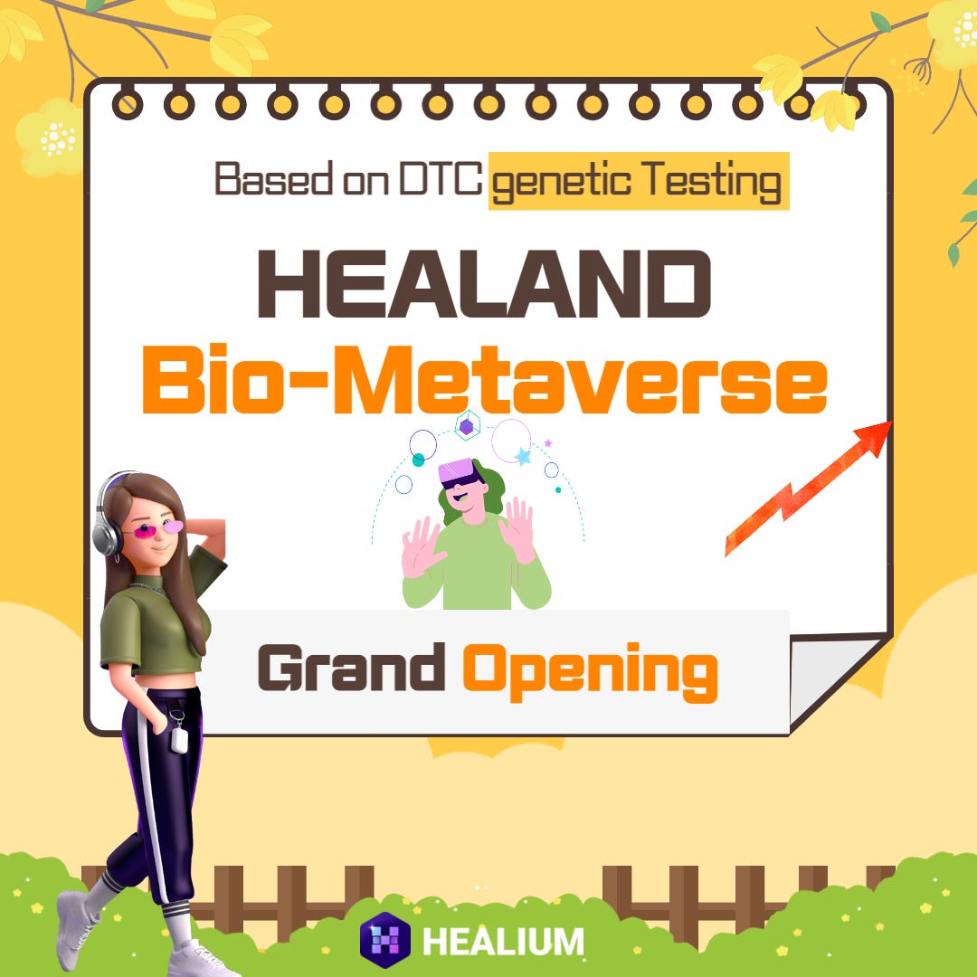 Healium welcomes you in the world of Metaverse. Start living healthy ...