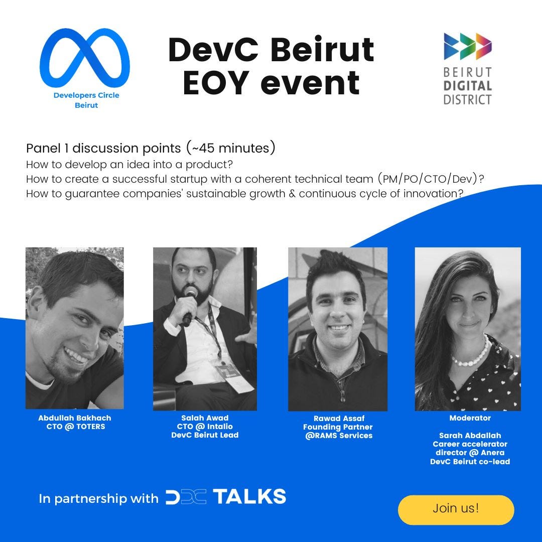 DevC Beirut Set for End of the Year Meetup Event | by CryptoTalks Powered by DxTalk | Medium