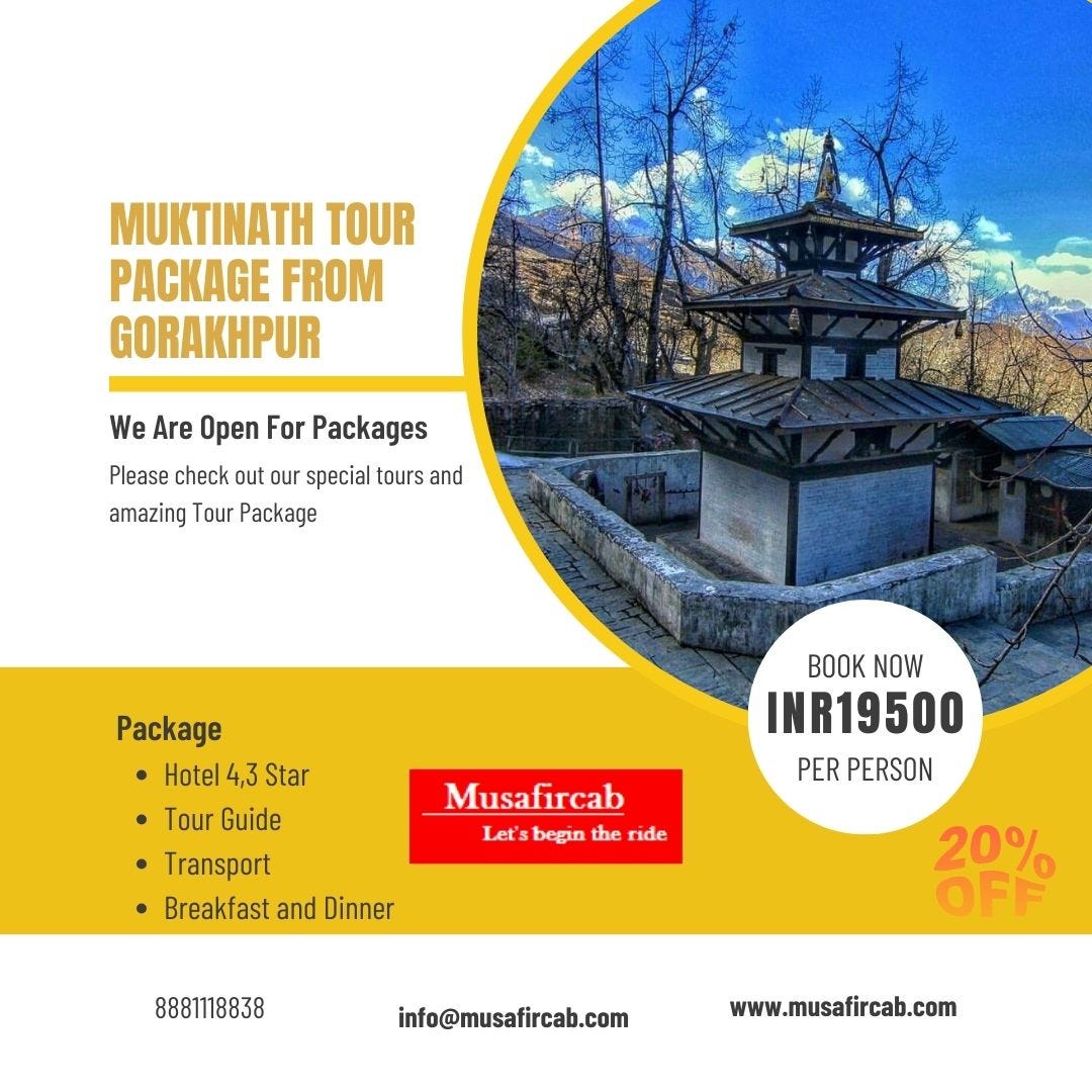 Gorakhpur to Muktinath Tour Package, Muktinath tour Package from Gorakhpur - Riya Srivastava ...