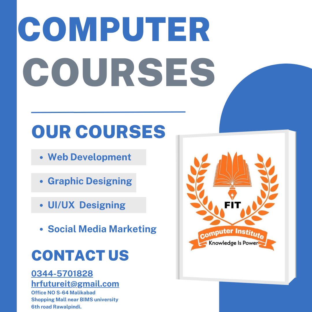 Computer institute in rawalpindi. FIT Computer institute _ Graphic ...