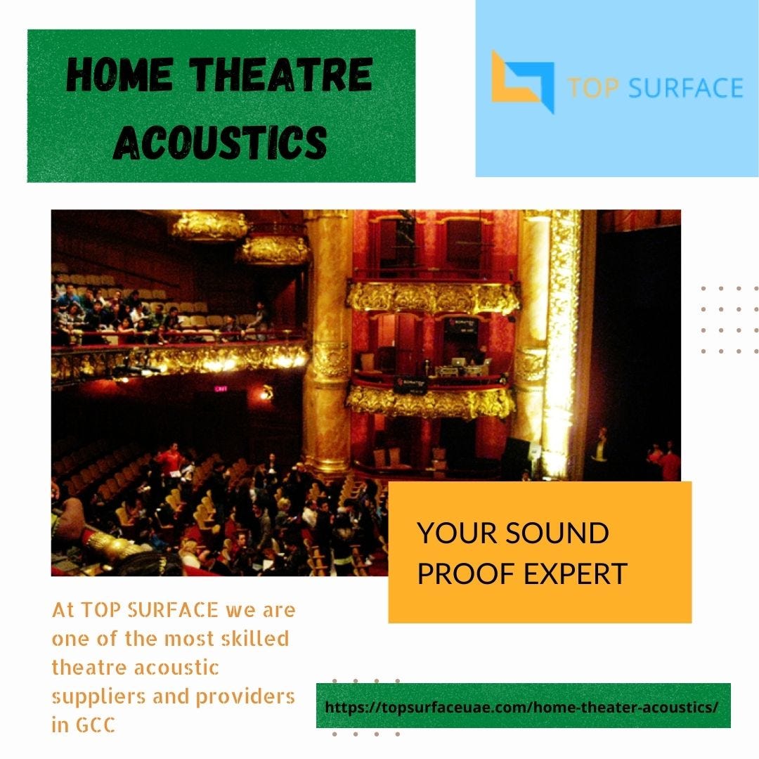 Home Theatre Acoustics | TOP SURFACE — UAE - Topsurface - Medium